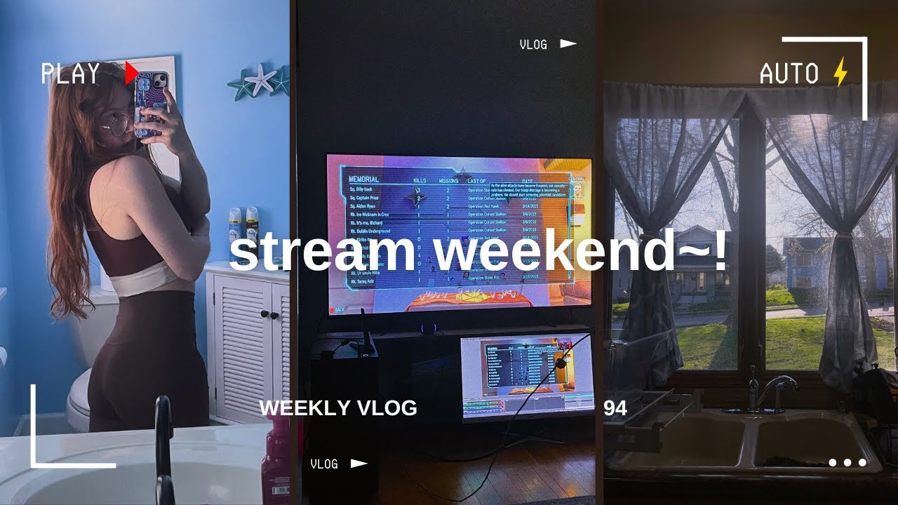 weekend long stream vlog || weekly vlog 94 ♡ - YouTube