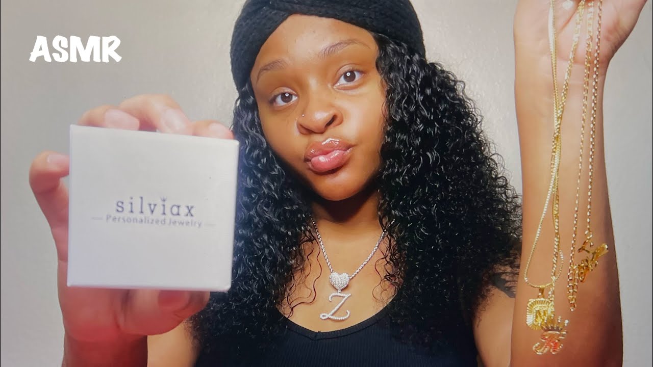 ASMR | Cute Affordable Personalized Jewelry Unboxing 💎 Ft. Silviax ...