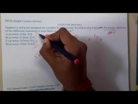 GATE CSE 2014 SET 2 Q || C PROGRAMMING ||Data Structure || GATE Insights Version: CSE - YouTube