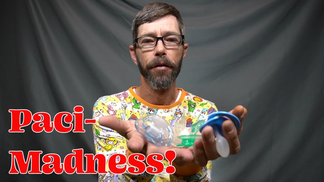 Paci-Madness! - A Quick Look at Adult Pacifiers - YouTube