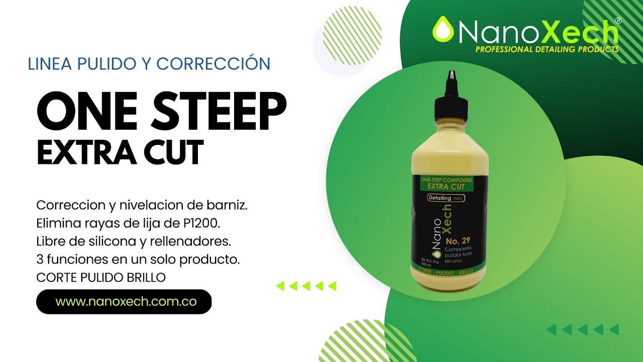 ONE STEEP COMPUND EXTRA CUT (3 EN 1) NANOXECH. - YouTube
