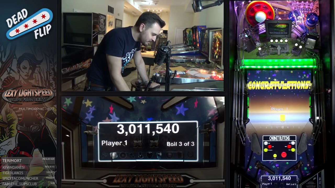 Lexy Lightspeed Pinball - Multimorphic P3 - YouTube