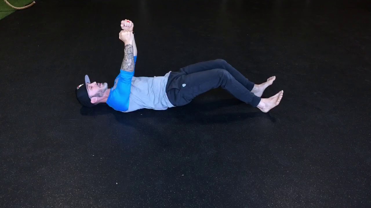 Supine Hamstring March - YouTube