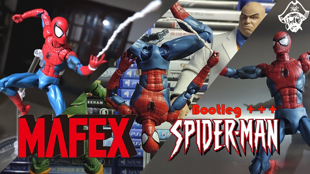 Spider-Man Mafex Bootleg review - YouTube