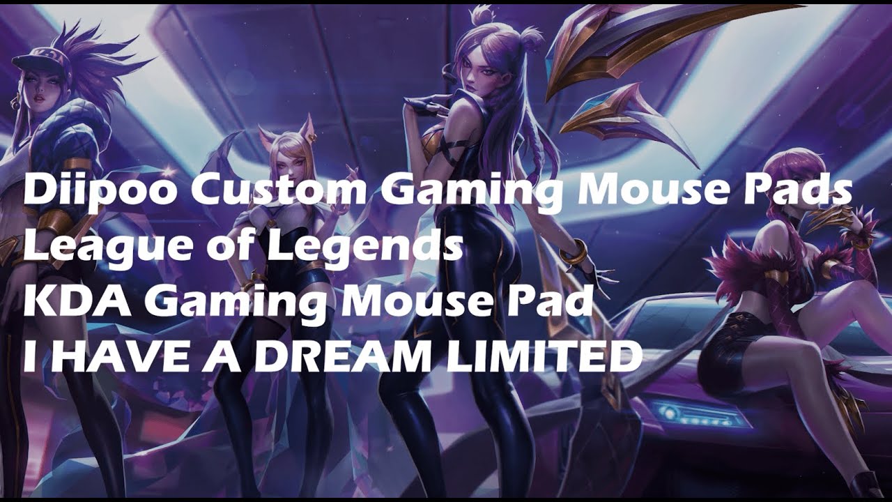 League of Legends KDA Mouse Pad | Custom Gaming Mouse Pads By Diipoo ...