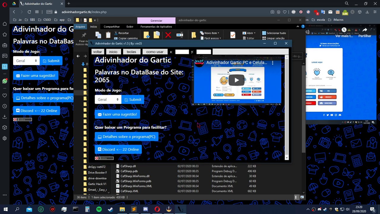 como baixar Adivinhador do Gartic (Hack Gartic) 2020 - YouTube