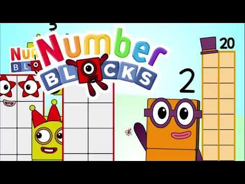 Numberblocks intro mix one until twenty - YouTube