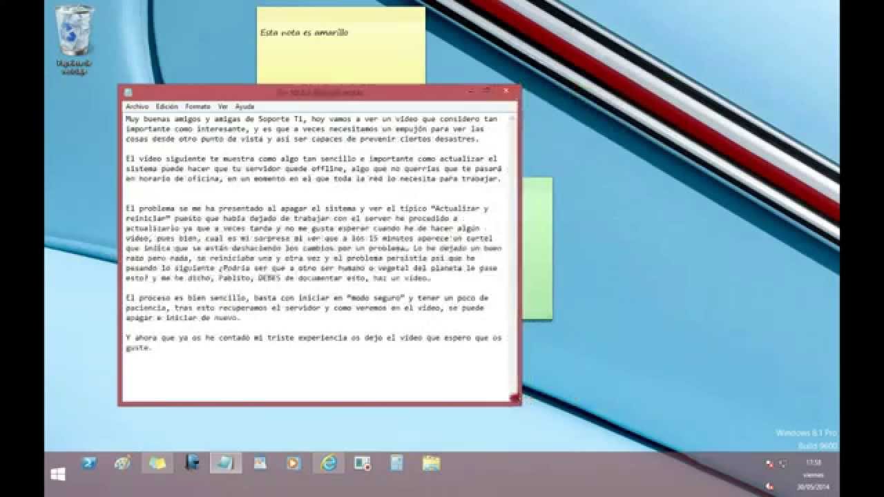 Windows 8 - Notepad o Bloc de Notas - YouTube