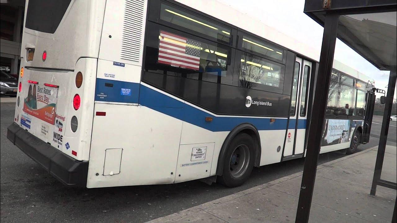 MTA Long Island Bus : Orion V CNG & Orion VII NG CNG Bus Action at Roosevelt Field - YouTube