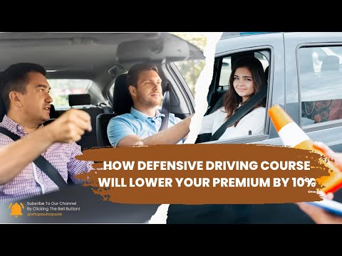 How Defensive Driving Course Will Lower Your Premium by 10%