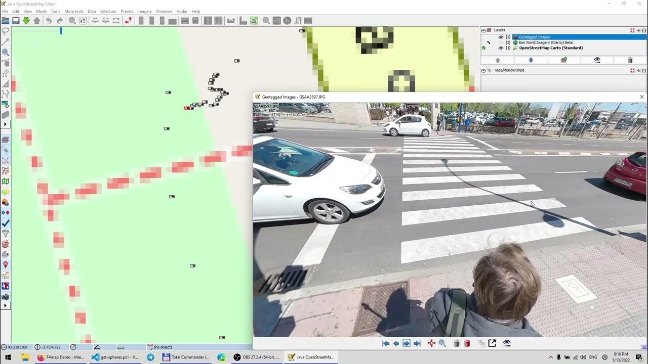 Let us prepare 360 photos for Mapillary using JOSM - YouTube