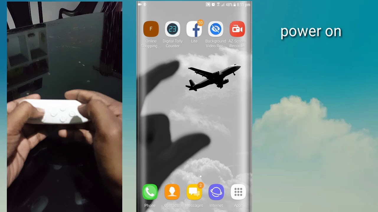 Mouse pointer in vr box Bluetooth remote - YouTube