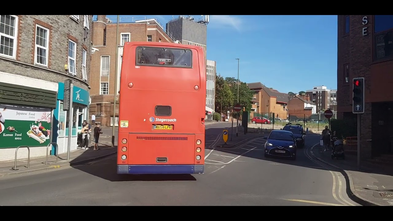 Here is the stagecoach bus 18184 on the number 300 in Guildford ...