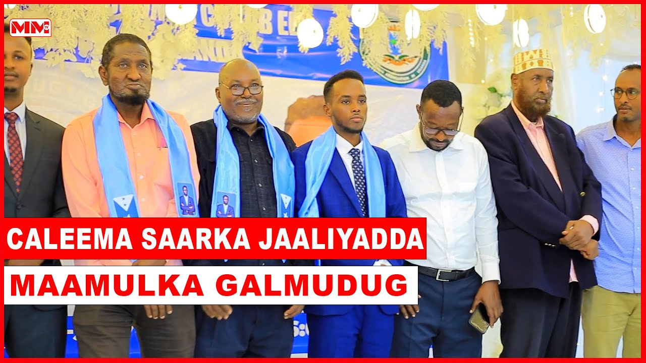 Munaasibadda caleemo saarka Guddoonka cusub ee Jaaliyada Maamulka ...
