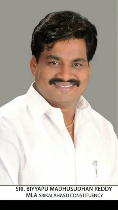 BIYYAPU MADHUSUDHAN Reddy srikalahasri ysrcp MLA - YouTube