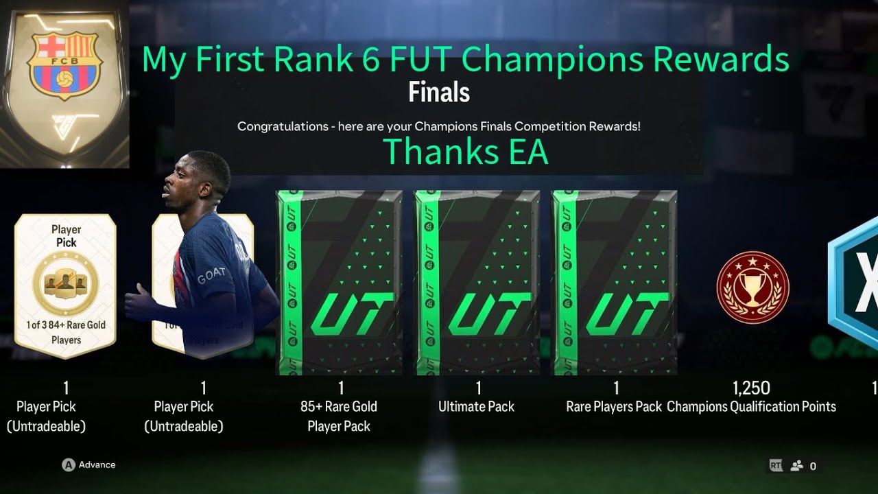 EAFC 24 INSANE Rank 6 FUT Champions Rewards #futchampions - YouTube