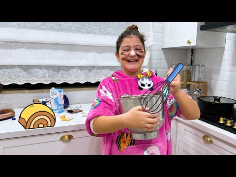 Öykü Annnesinden Gizli Kek Yaptı