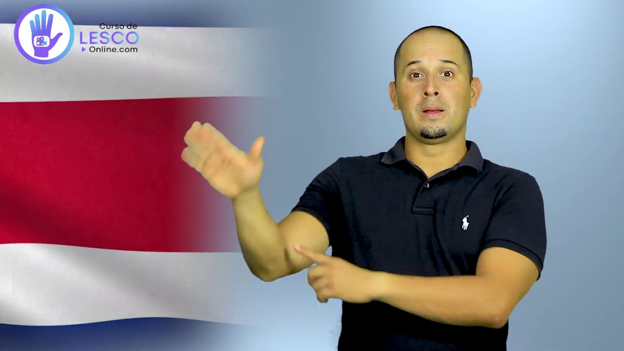 #Lesco Símbolos patrios 🇨🇷, CUAL es la seña de 🇨🇷BANDERA, ( curso de ...