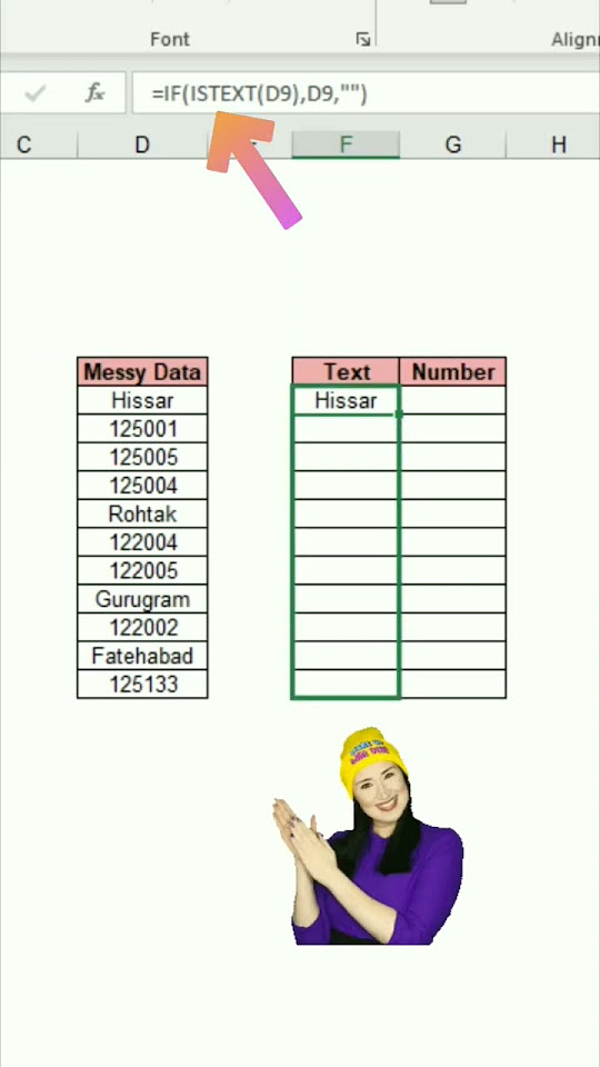 Excel Tricks Istext And Isnumber Formula Excel Exceltricks Tips Expertexcelguru Excelshorts