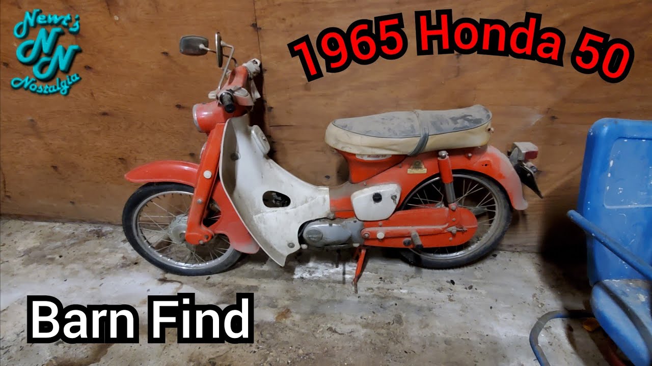 1965 Honda 50 Cub C100 Barn Find - YouTube