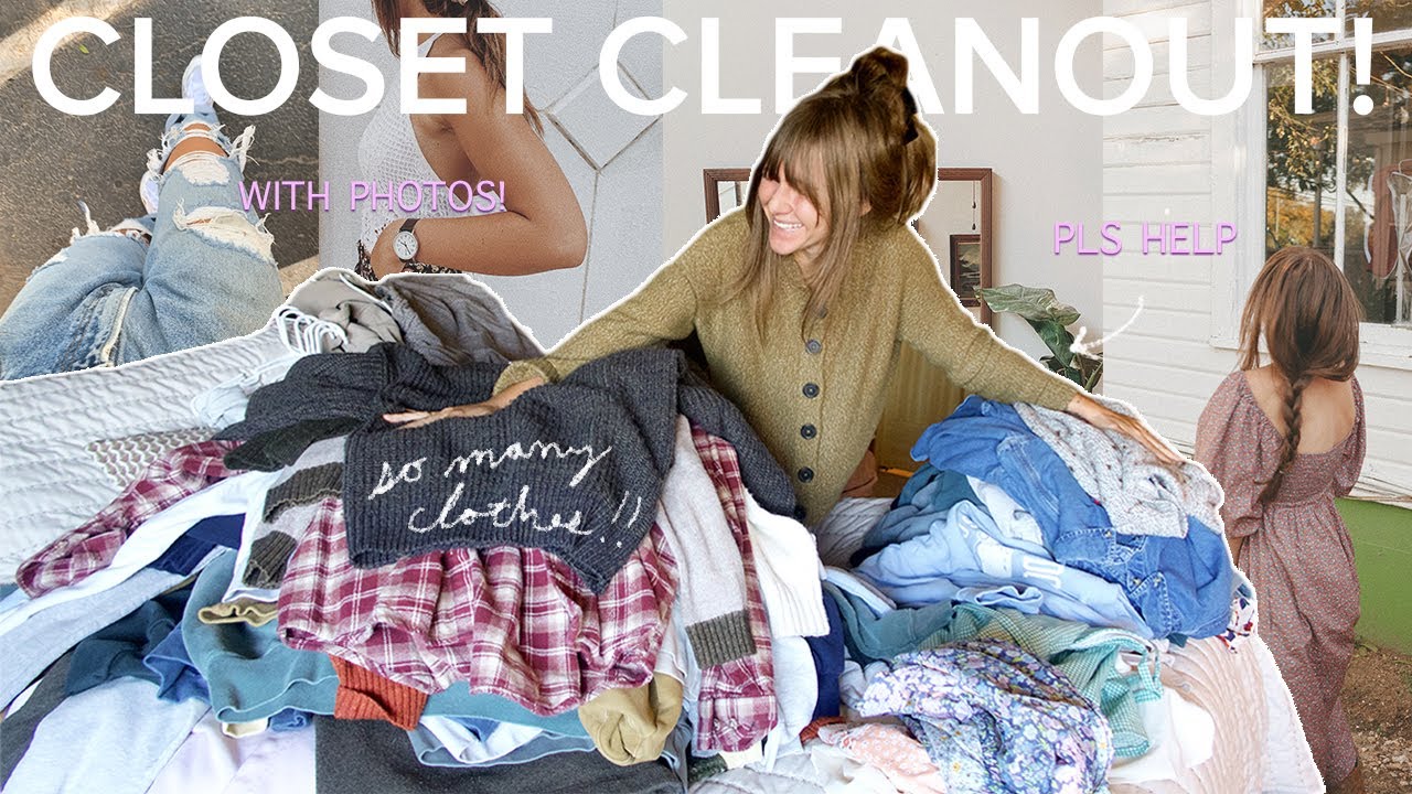 HUGE Closet Cleanout! Decluttering my closet for fall! (I’m embarrassed ...