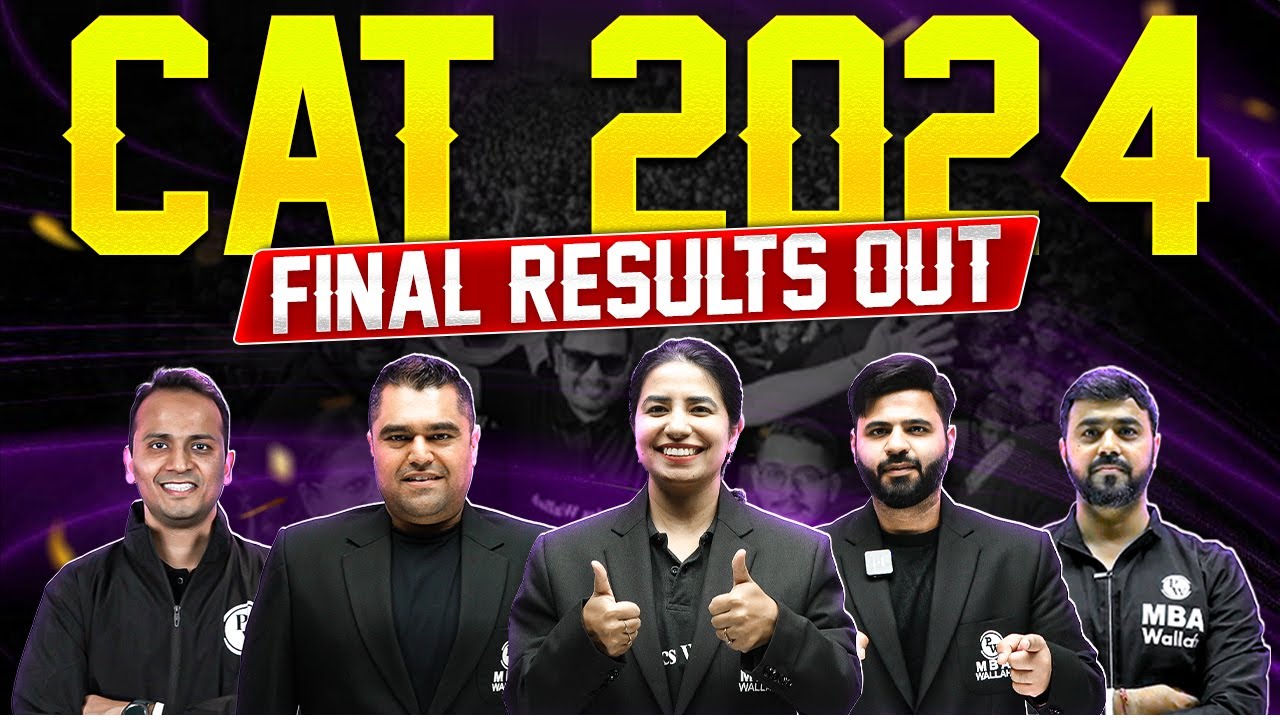 CAT 2024 FINAL RESULTS ARE OUT OFFICIALLY - YouTube