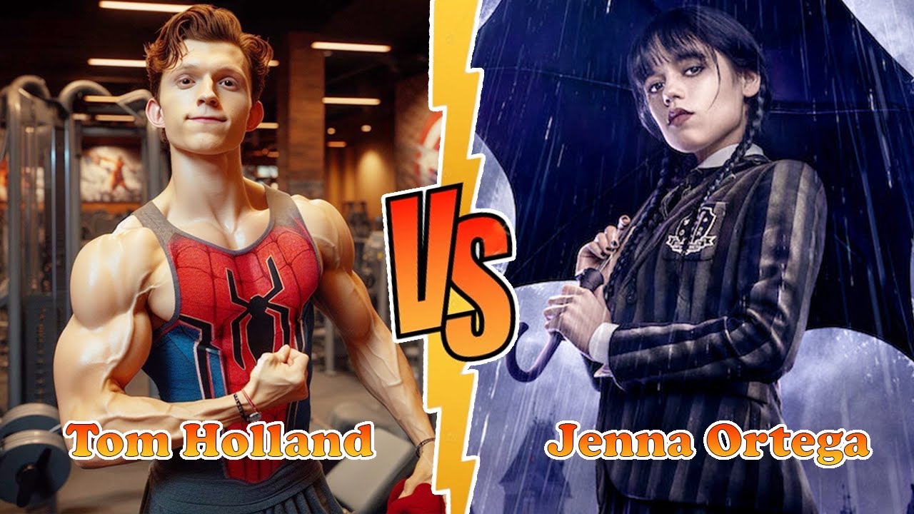 Tom Holland VS Jenna Ortega (Wednesday) Transformation ★ From Baby To ...