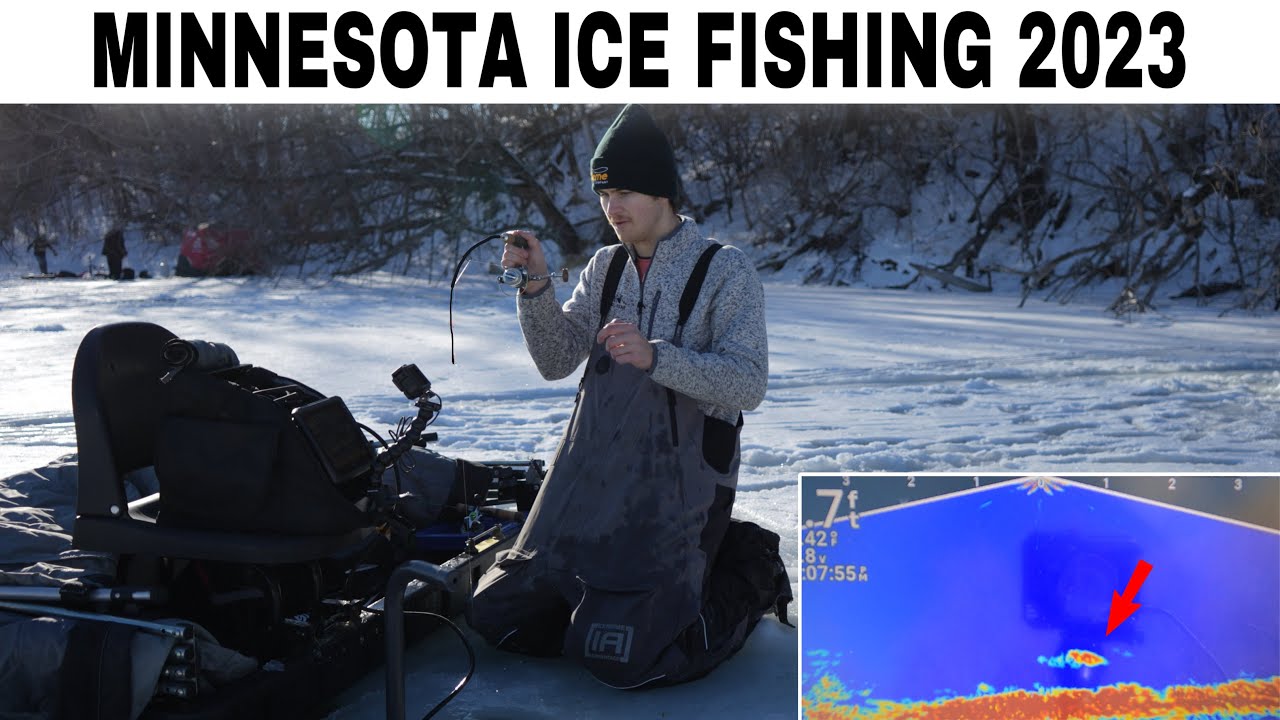 Minnesota Ice Fishing 2023 | Trout Fishing W/ Livescope Plus - YouTube
