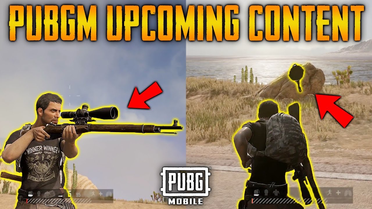 PUBG MOBILE UPCOMING CONTENT | MOSIN NAGANT + THROWABLE MELEE + 15X ...