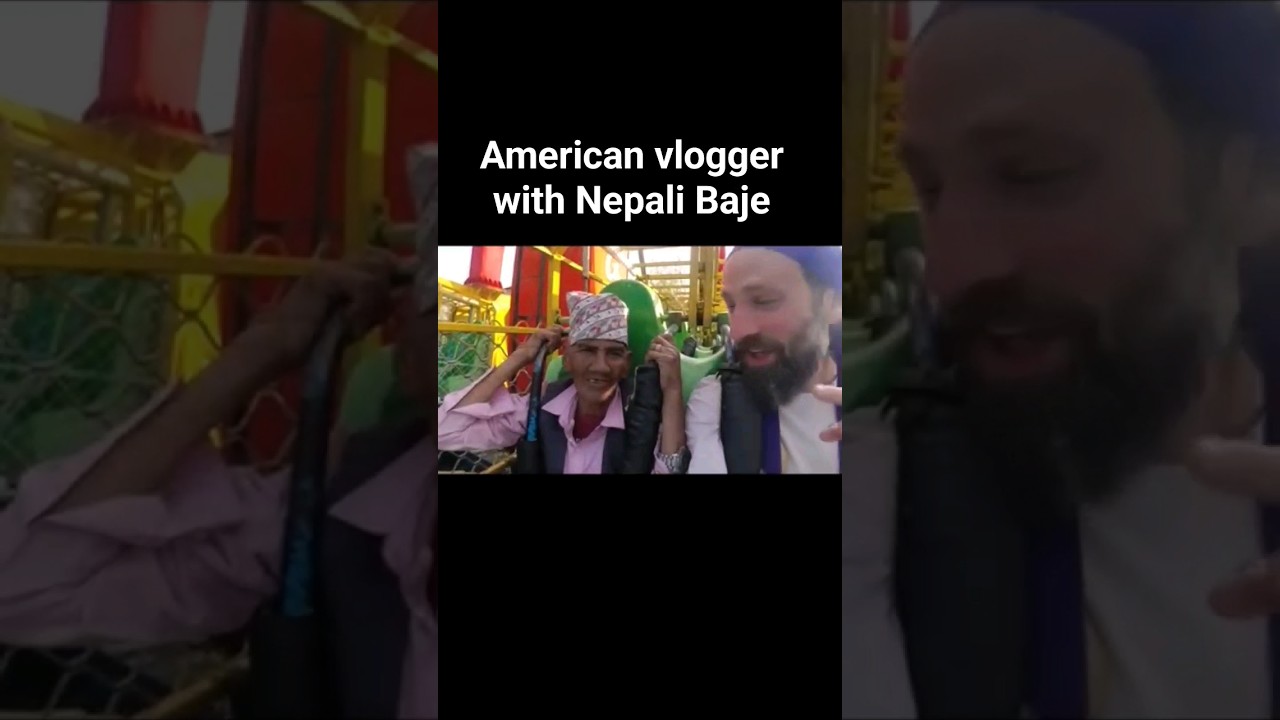 American Vlogger With Nepali Baje English Talking😂😂 - YouTube
