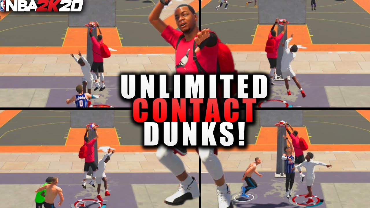 99 Overall Slasher Got The Most Contact Dunks In One Game! NBA 2K20 ...