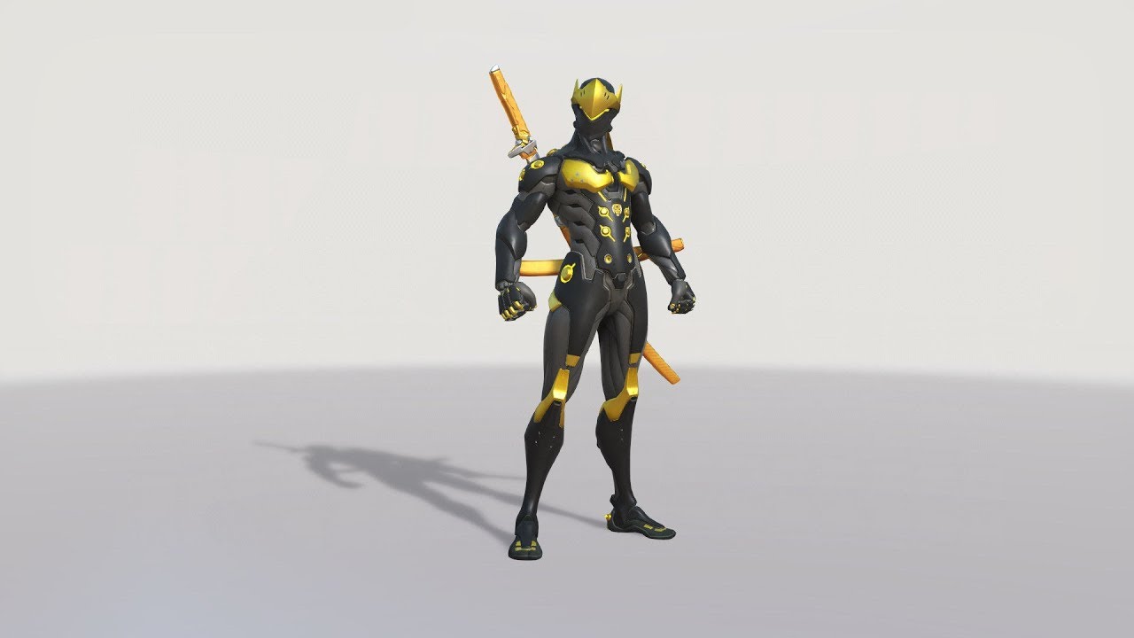 Seoul Dynasty Genji Skin Review! With Golden Gun! - YouTube