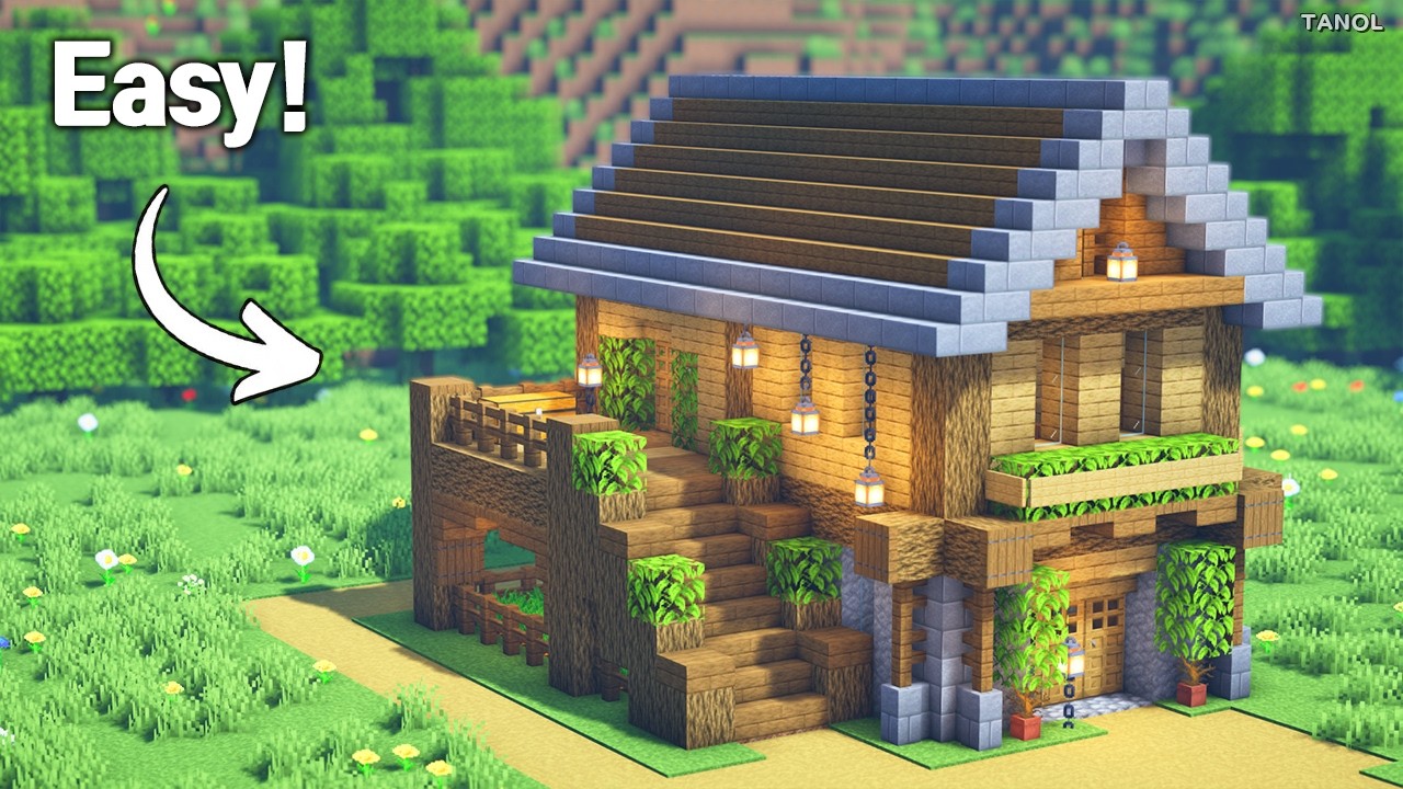 ⚒️Minecraft: How To Build an Ultimate Beginner Survival House ...