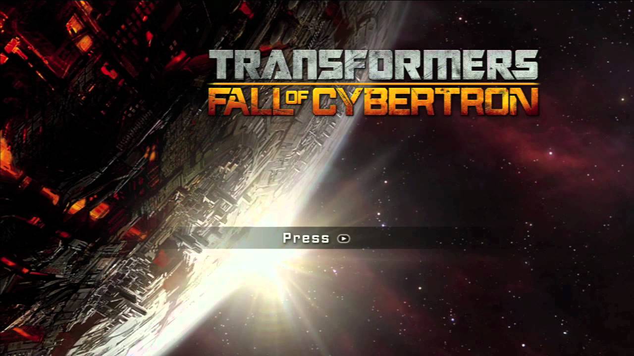 Transformers: Fall of Cybertron Boot Sequence and Title Screen - YouTube