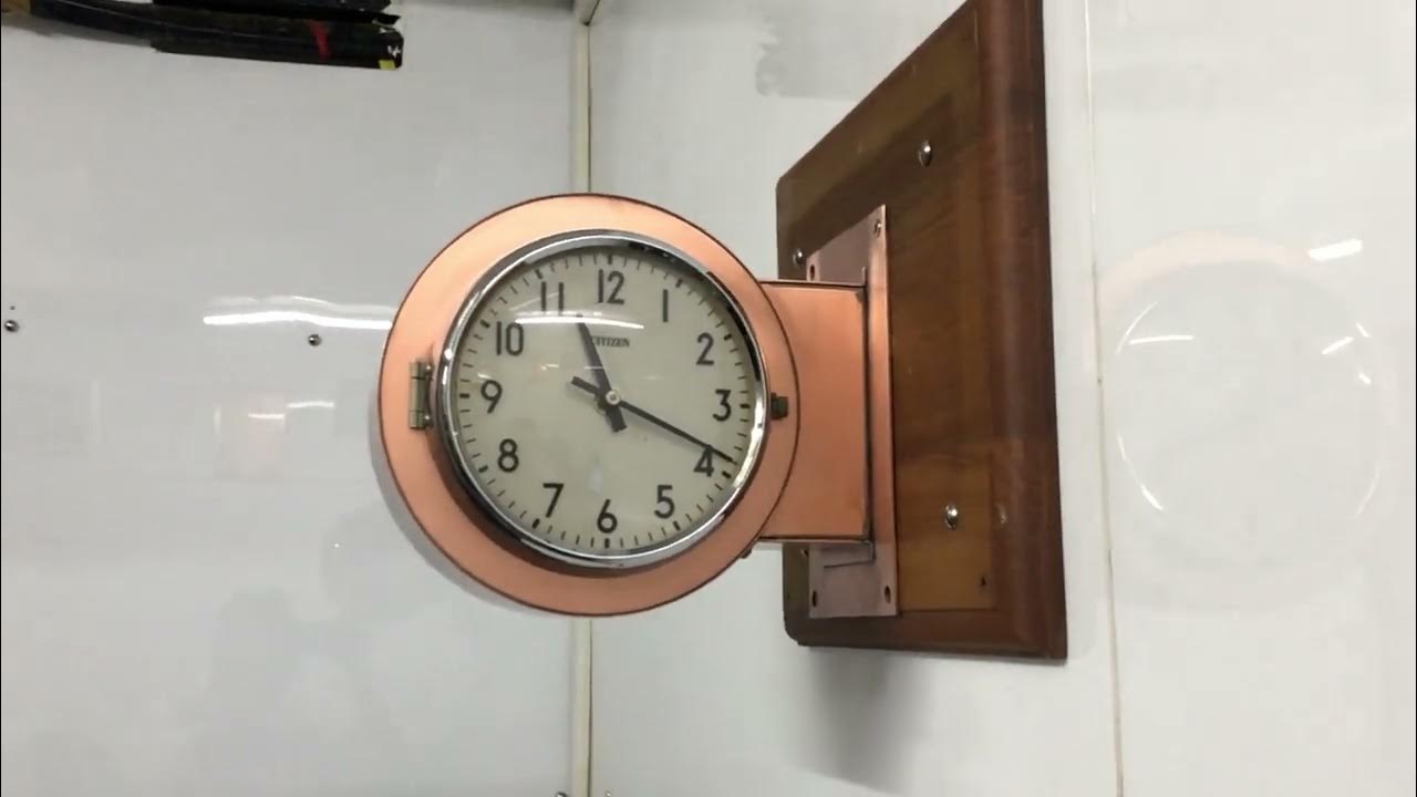 Antique Vintage Original Nautical Ship Maritime Curi Polished Citizen ...