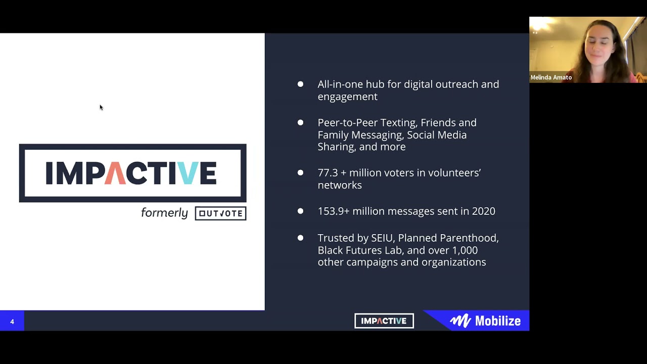 Supercharging you community actions with Mobilize and Impactive - YouTube