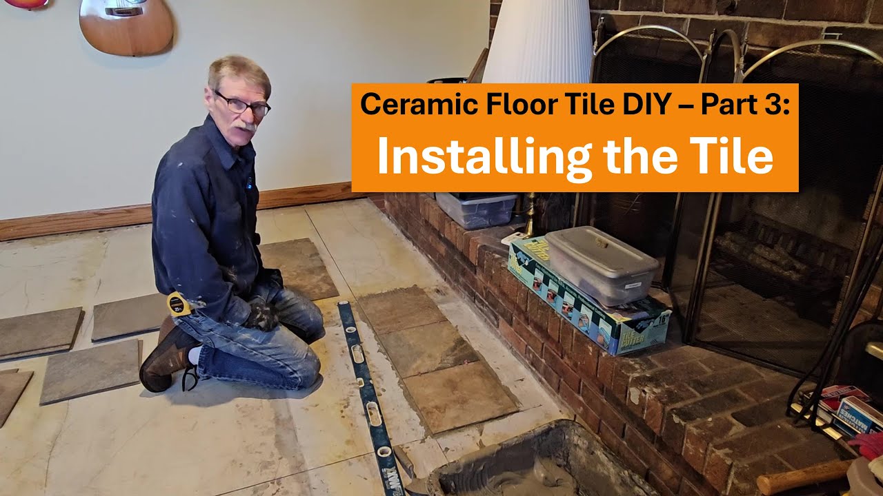 Ceramic Tile - Laying the Tile - YouTube