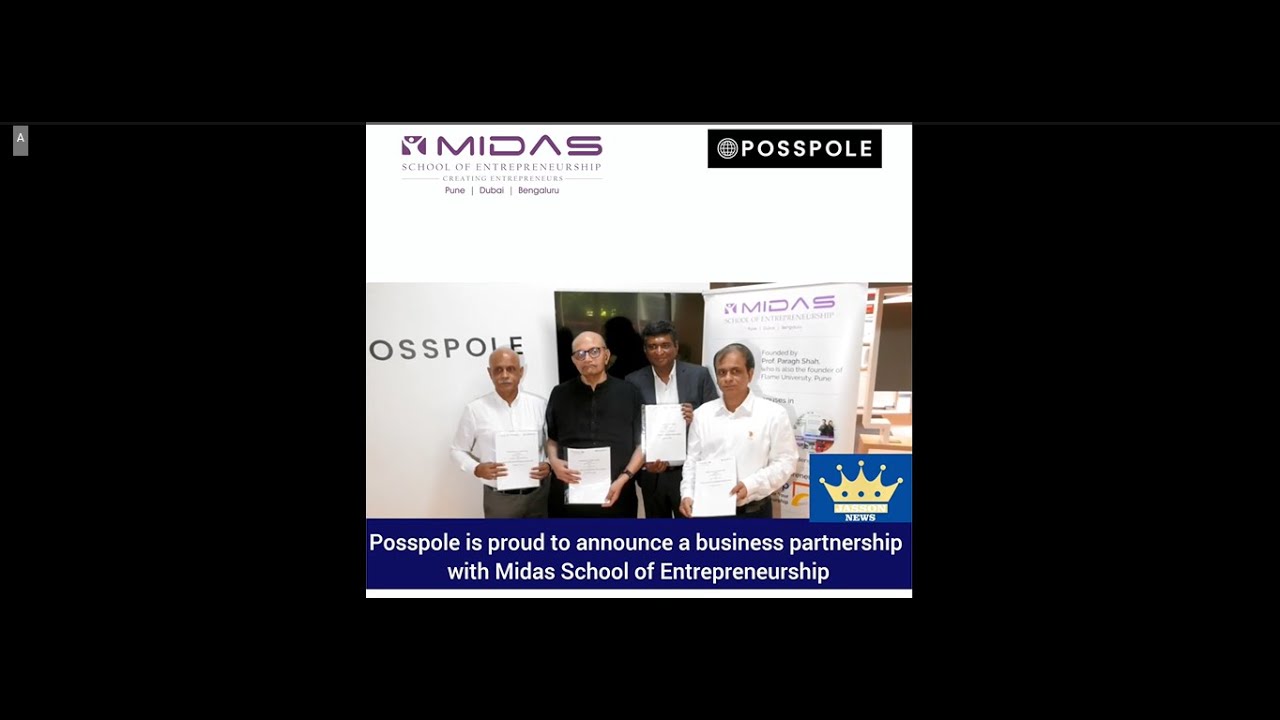 Midas School of Entrepreneurship|Bengaluru|Posspole| MoU | Posspole ...