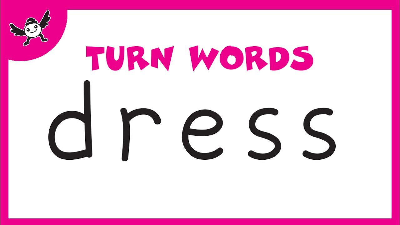 Dress Drawing | How To Turn Words DRESS into Cartoons Dress for Kids ...