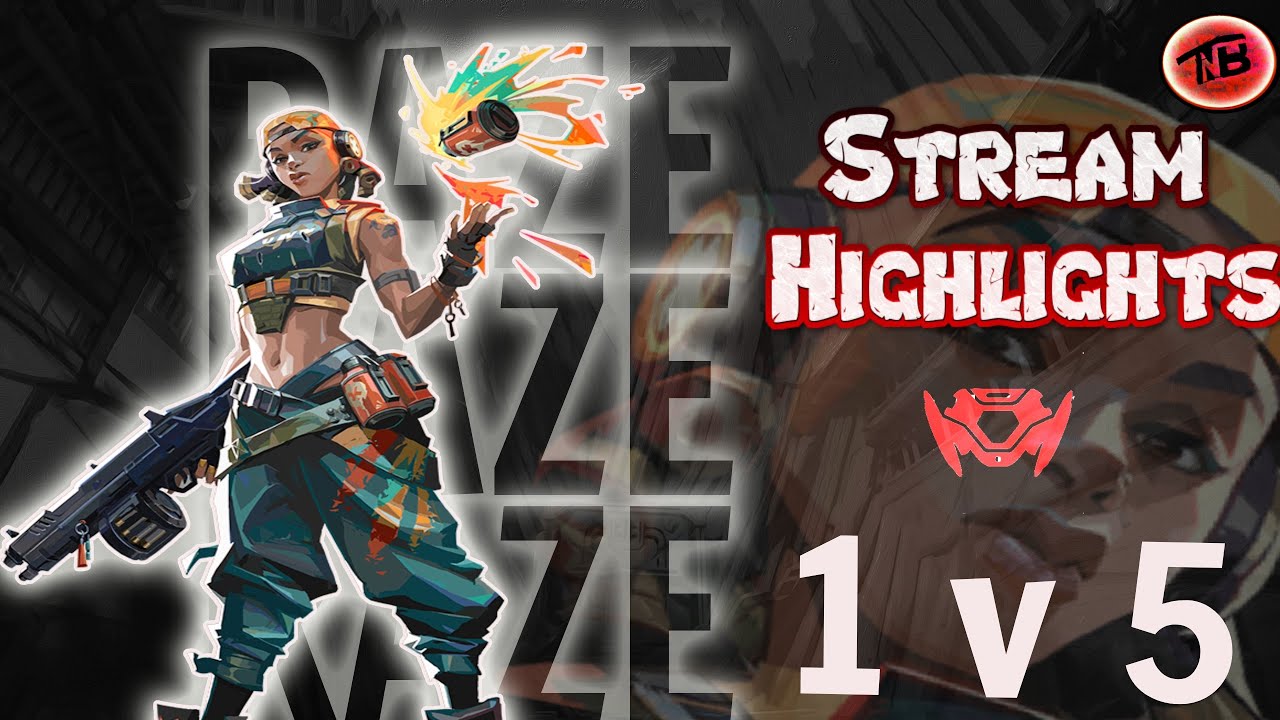 Raze-ACE 1V5 || Valorant Highlights || - YouTube