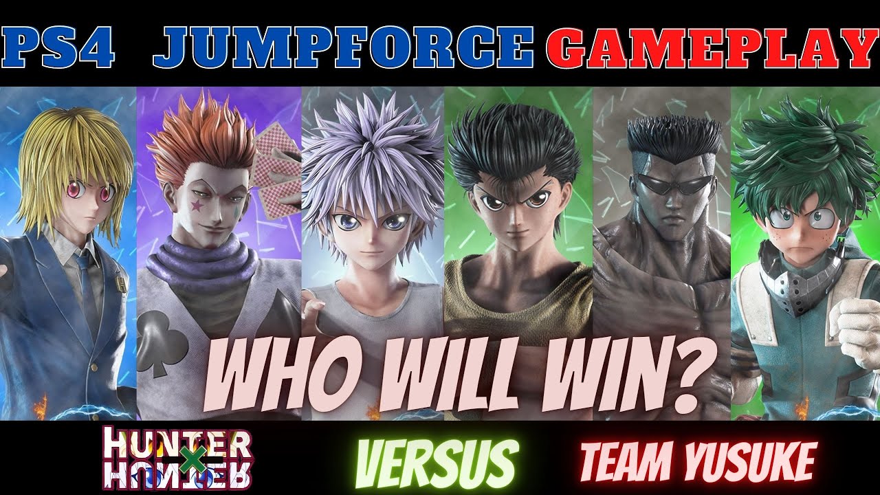 TEAM HUNTER X HUNTER (KILLUA/HISOKA/KURAPIKA) VS TEAM YUSUKE/TOGURO ...