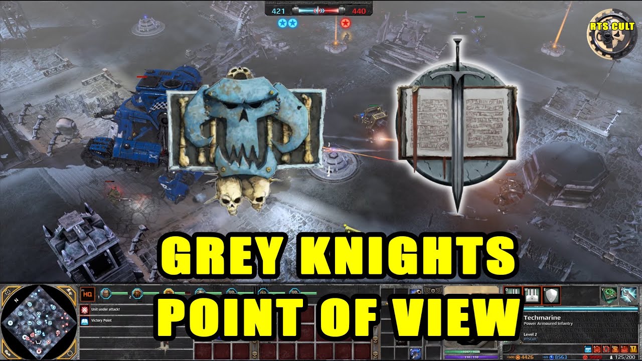 Grey Knights Chapter vs 2 Deathskull Clans - DoW 2 Codex Edition # ...