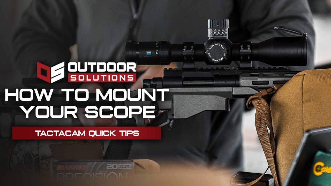 Mounting A Rifle Scope Is NOT Difficult| Learn How By OS Long Range ...