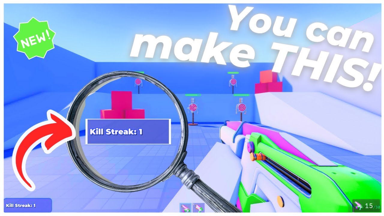 How to make a KILL STREAK SYSTEM in the NEW ROBLOX FPS TEMPLATE! - YouTube