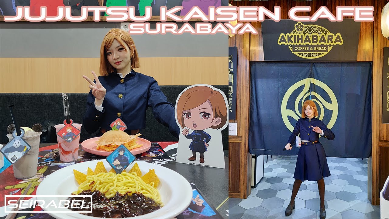 [VLOG] Jujutsu Kaisen Cafe Surabaya Experience - YouTube