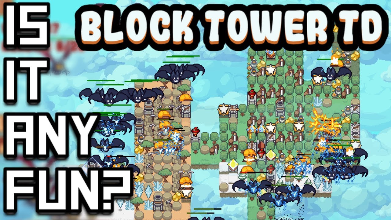 Block Tower TD – SURVIVE World Crafting Roguelike Tower Defense - YouTube