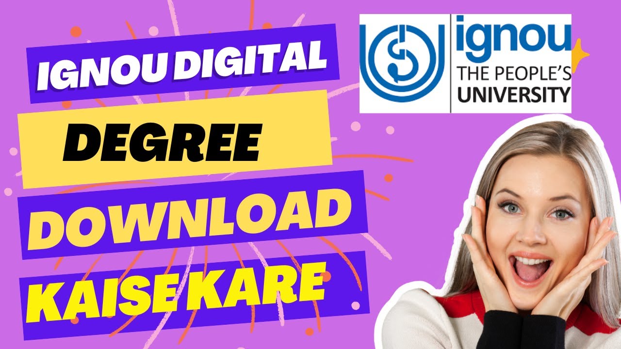 IGNOU Degree Digital Download, ignou digital certificate download ...