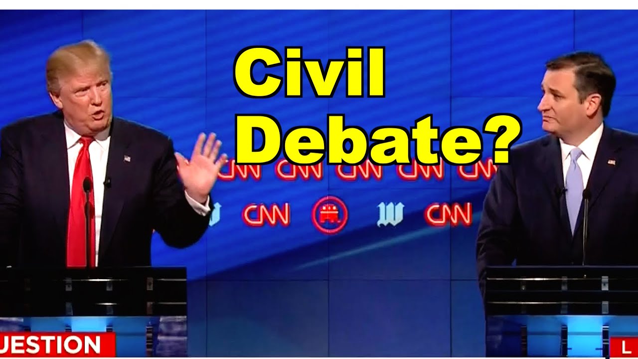 Civil Debate? Trump, Rubio, Cruz, Kasich in Miami! LV CNN Republican ...