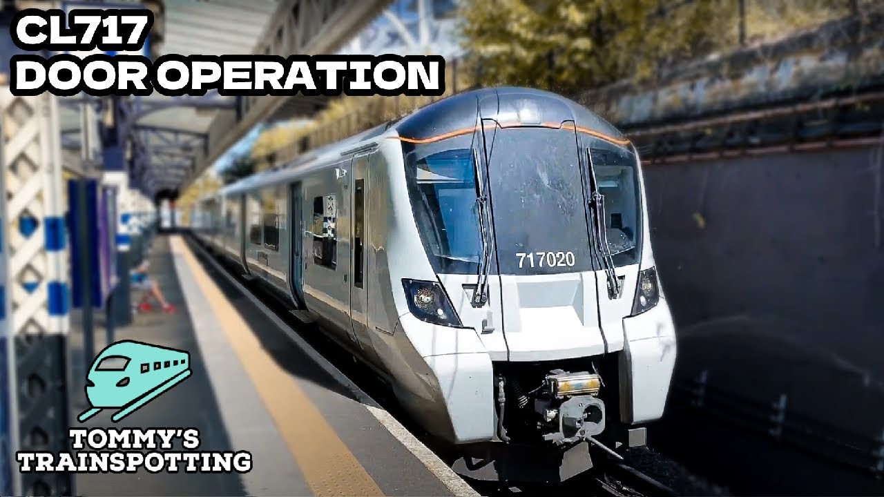 Class 717 Pantograph and Door operation - YouTube