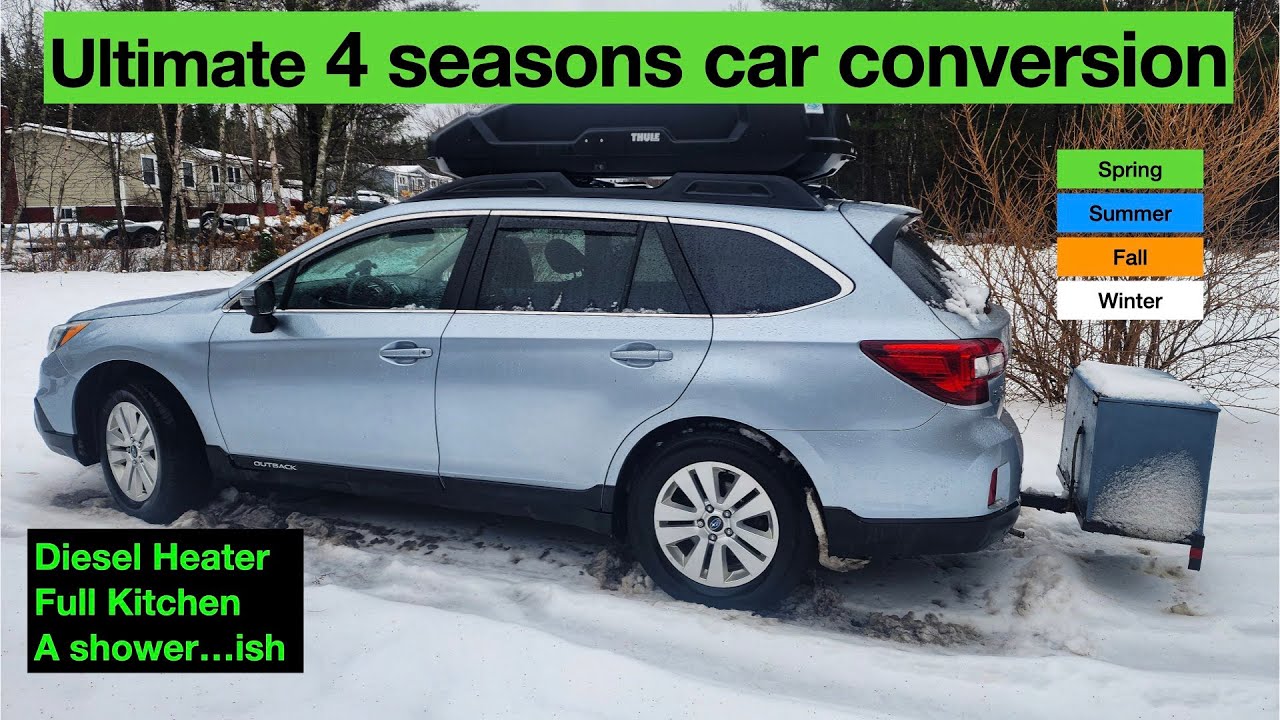 Ultimate 4 Seasons Car Camper Tour - YouTube